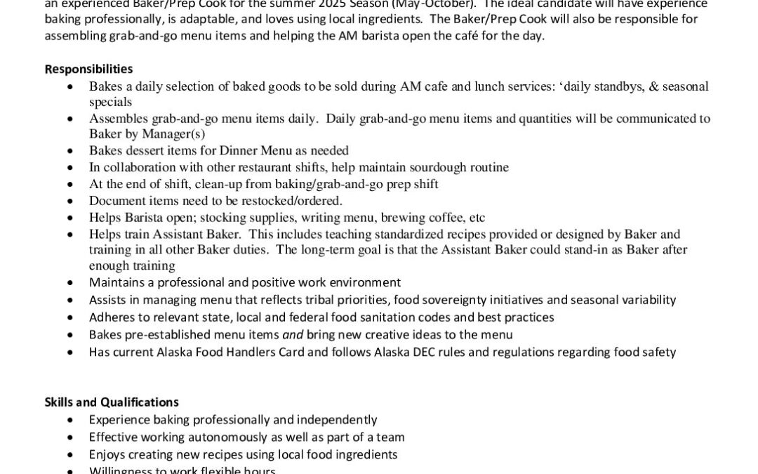 BakerPrep (002) | Chilkoot Indian Association